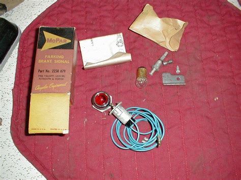 Nos Mopar Park Brake Signal Lamp 1962 Plymouth Dodge A And B Body