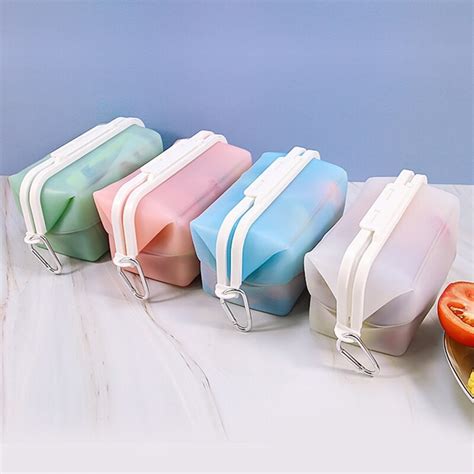 Badu Bg Силиконов контейнер за съхранение на храна Запазване на свежестта Запечатваща торба