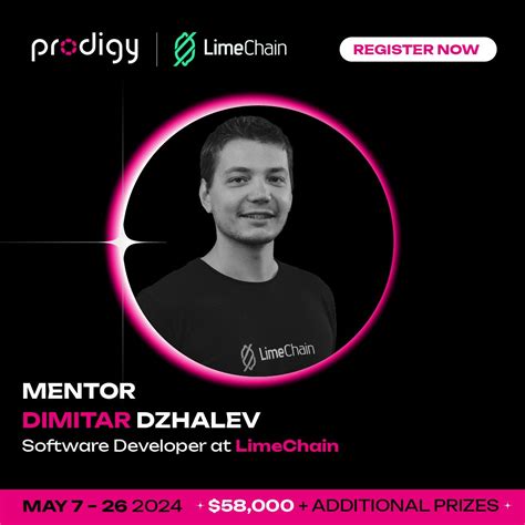 Excited To Announce That Dimitar Dzhalev Is Joining Polkadot Prodigy As A Mentor 👨‍🏫 Dimitar Is