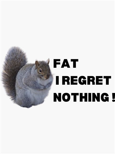 Fat Squirrel Meme Sticker For Sale By Oussyry Redbubble