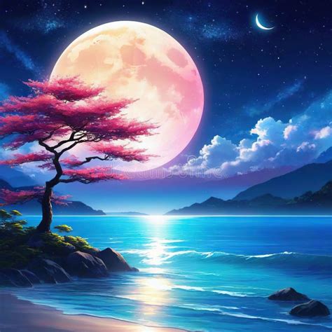 Starry Sky And Moon Amazing Sky The Stars Glow In Complete Darkness Stunning Galaxy Open