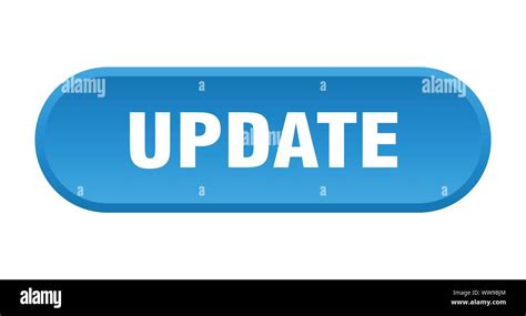 Update Button Update Rounded Blue Sign Update Stock Vector Image