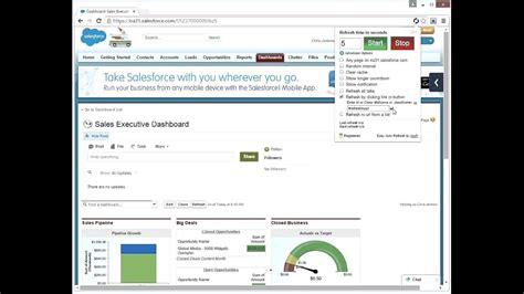 Auto Refresh Dashboards In Salesforce At Katherine Roosa Blog