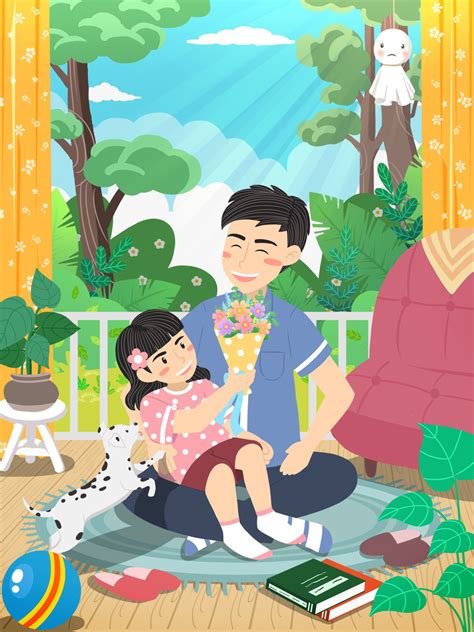 爸爸的插画素材 爸爸的插画模板 爸爸的插画图片免费下载 设图网