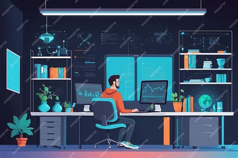 premium photo illustrate a section of the lab with a dedicated space