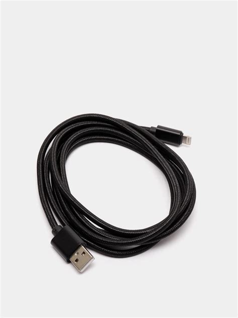 Usb Кабель для зарядки и передачи данных Iphone Lightning 2 метра купить по цене 137 ₽ в