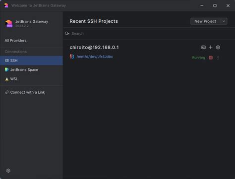 jetbrains gatewayとintellij ideaでリモート開発 chiroito s blog