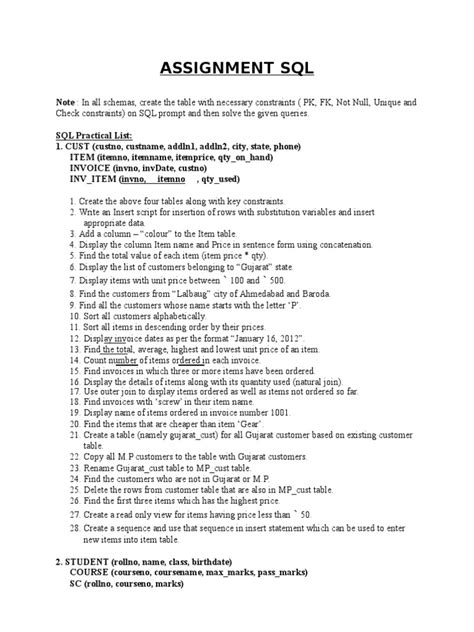 pl sql assignment pdf sql data management