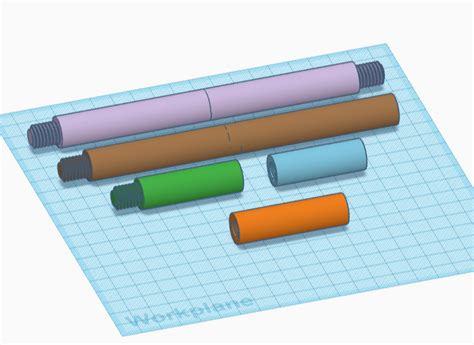 Threaded Rod Rod Connector And End Caps By Lucasreptile Makerworld