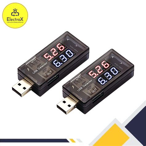 Dual Usb Charger Tester Meter Usb Multimeter Usb Current Voltage Tester Meter Usb Voltmeter