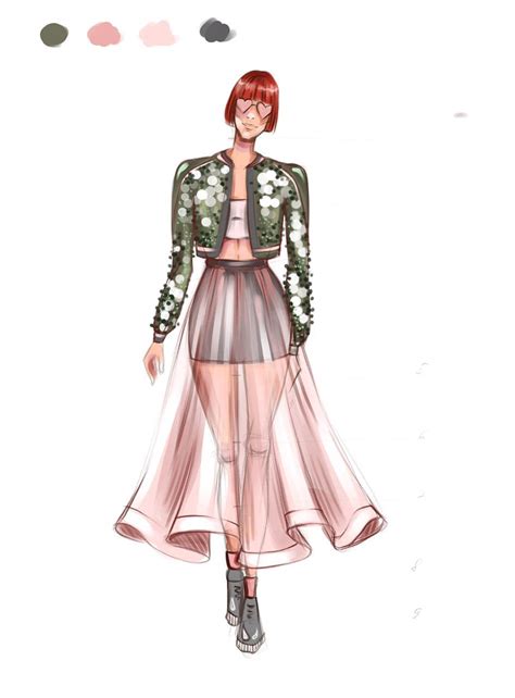 Иллюстрация Фешн иллюстрация в стиле скетчи