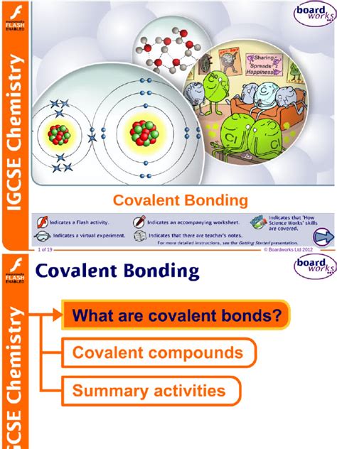 Covalent Bonding Igcse Pdf Chemical Bond Covalent Bond