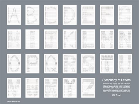 Poster Of Complete Symphony Of Letters Will Todd Composer