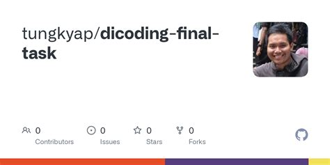 Github Tungkyapdicoding Final Task