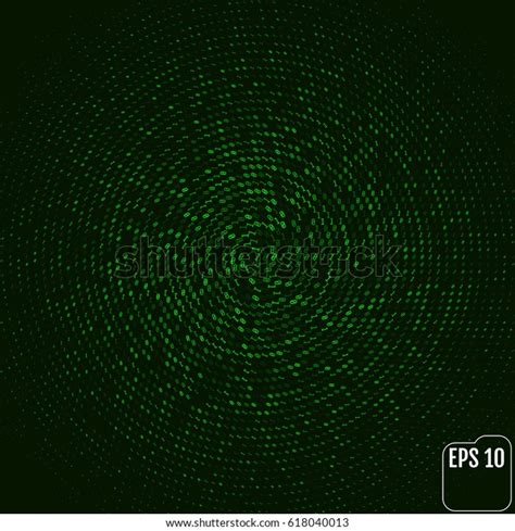 Vector Matrix Style Binary Background Numbers Stock Vector Royalty