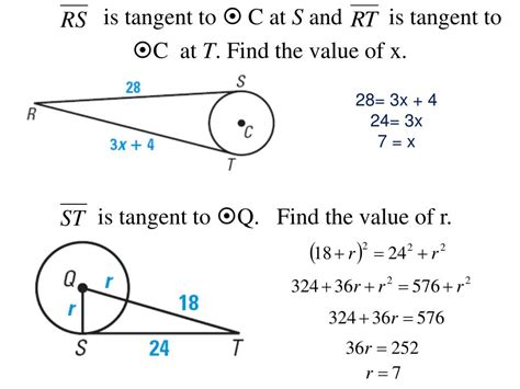 PPT Lesson 6 1 Properties Of Tangent Lines To A Circle PowerPoint Presentation ID 2106978