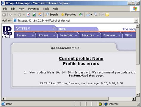 IPCop Feature Tour IPCop Linux Firewall Tom S Guide