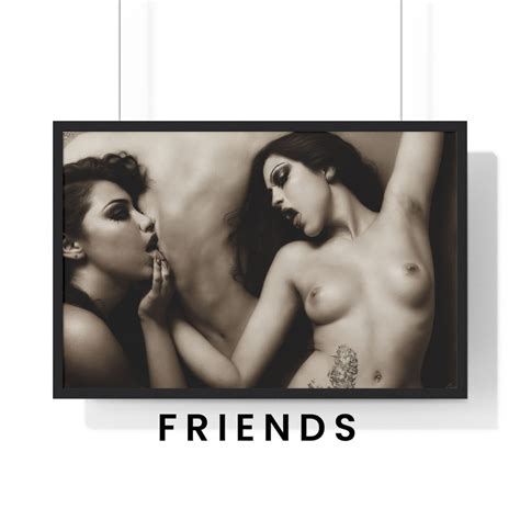 Friends Erotic Print Woman Print Sensual T Art Bedroom Art Sex