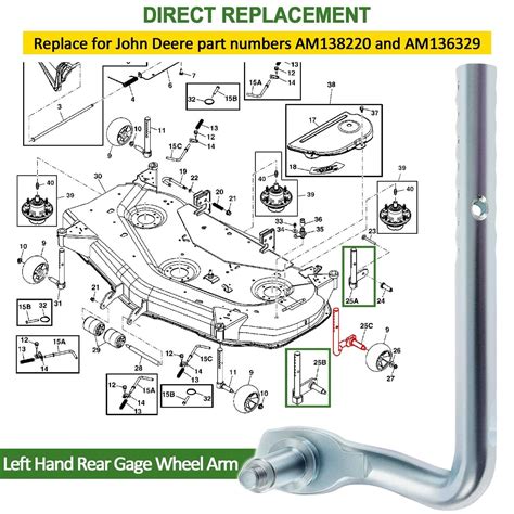 John Deere X300 Deck Parts Diagram Guide