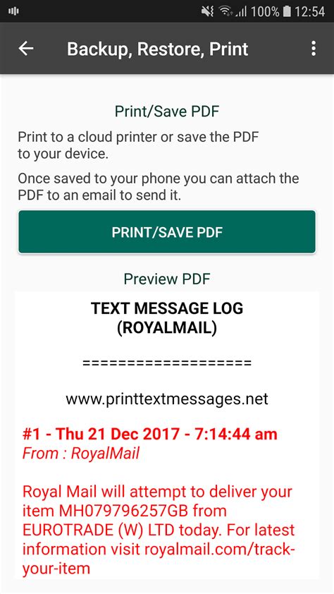 Print Text Messages Backup R Apk For Android Download