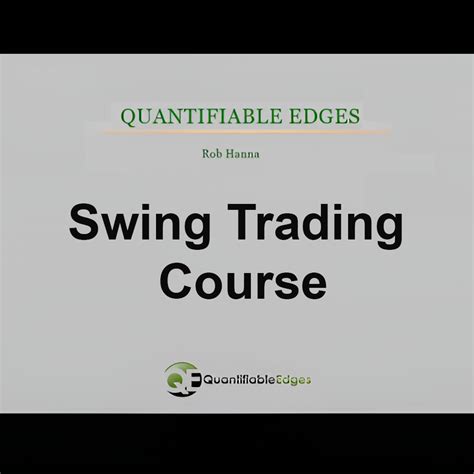 Premium Quantifiable Edges Swing Trading Course 2023 Rob Hanna Coursebay