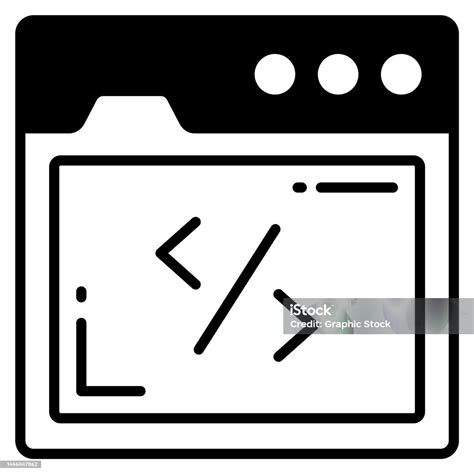 Programing Vector Icon Illustration For Graphic And Web Design Stock Programing Vector Icon Illustration For Graphic And Web Design Stock