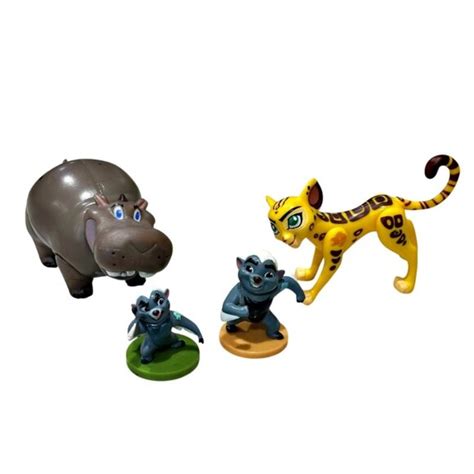 Disney Toys Disney Lion Guard Figures Lot Of 4 Beshte Hippo Fuli