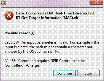 LabVIEW An Input Parameter Is Invalid Techyv