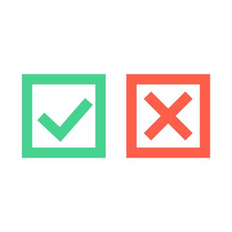 Red X In Box Stock Vectors Istock