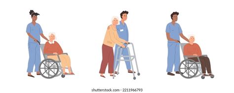 1 Thousand Nurse Taking Care Patient Cartoon Royalty Free Images