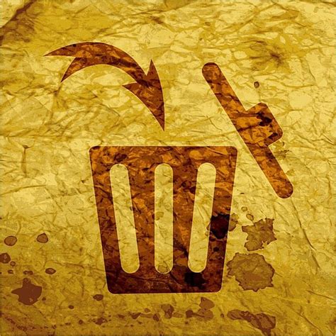 Modern Web Button With Text Space For Trash Bin Vector Bag Office Background PNG And Vector