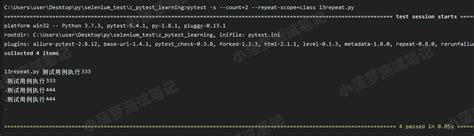 Pytest 入门教程 13 重复执行用例插件之 Pytest Repeat 的详细使用 《pytest 教程 帮助手册》 极客文档