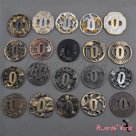 High Quality Zinc Alloy Tsuba Hand Guard For Japanese Katana Samurai