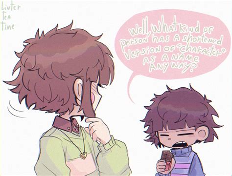 Frisk And Chara Undertale Drawn By Linterteatime Danbooru