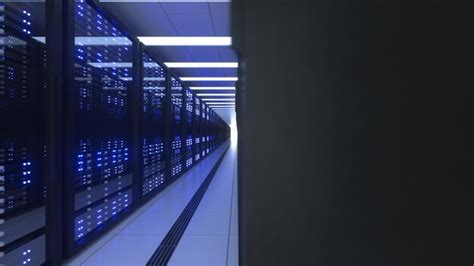 Premium Photo Data Center Computer Racks In Network Security Server