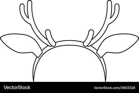 Reindeer Clipart Black And White