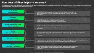 Sd Wan As A Service Sd Wan How Does Sd Wan Improve Security Ppt Formats PPT Presentation