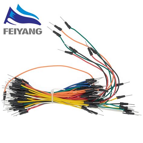 65pcs Jump Wire Cable Male To Male Jumper Wire For Arduino Breadboard