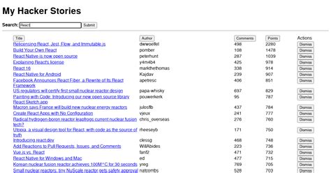 Hacker Stories Codesandbox