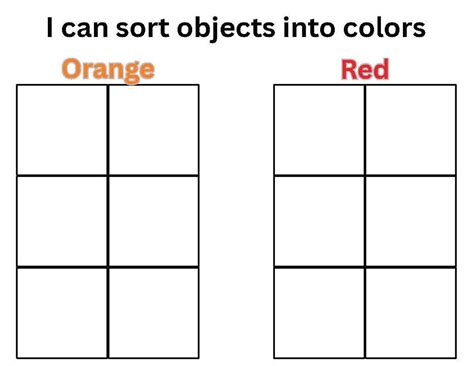 Color Sorting File Folder Game Busy Book Etsy