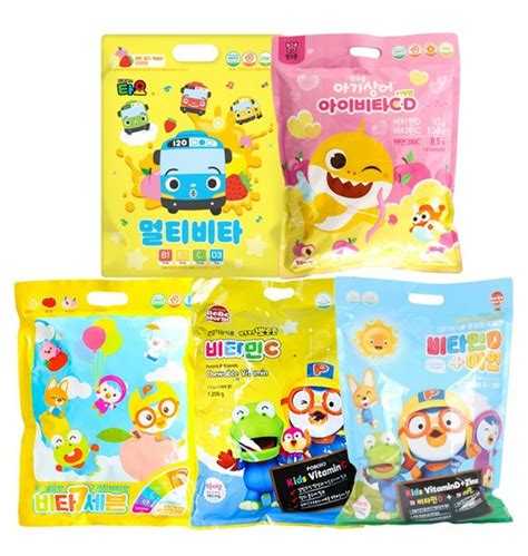 태양생활건강 뽀로로 비타민 1000정 어린이비타민 내맘대로 골라담기 티몬