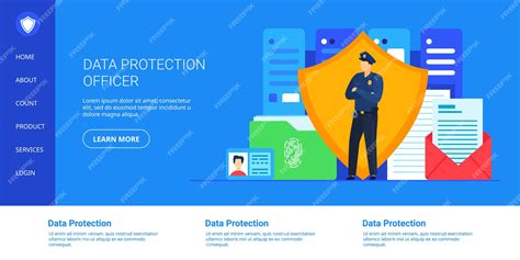 Premium Vector Data Protection Illustration