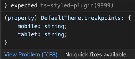 Expected Ts Styled Plugin9999 · Issue 371 · Styled Componentsvscode Styled Components · Github