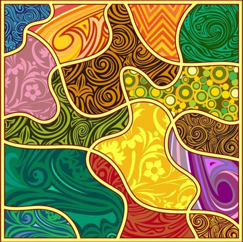 Abstract Background Design Colorful Curves Pattern Decoration Vectors Images Graphic Art Designs