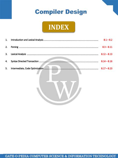 compiler design pdf