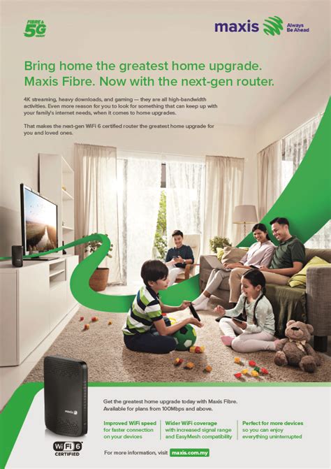 Maxis Now Offers An Unmatched Fibre Experience With Next Generation WiFi Router