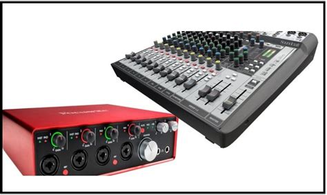 Audio Interface Vs Mixer Recording Made Simple Choose Right