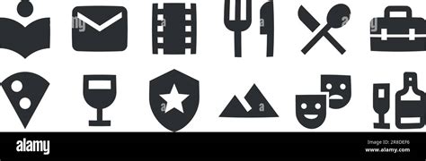 Set Of 12 Icons Maps Modern Thin Line Icons Modern Trend In The Style For Mobile And Web