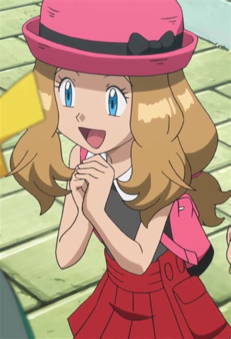 Pin On Pokemon Princess Serena Long Hair