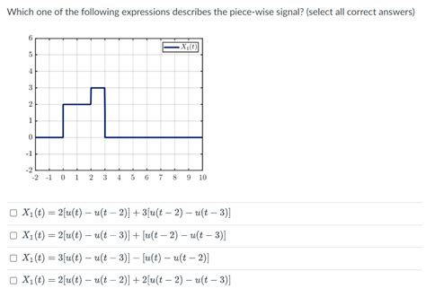solved which one of the following expressions describes the